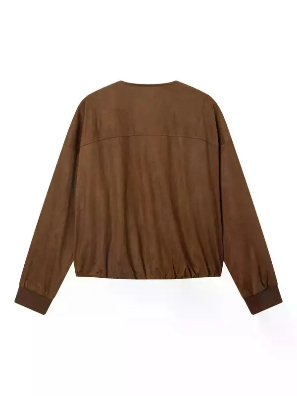 TOUT A COUP Button-detailed Jacket - Brown