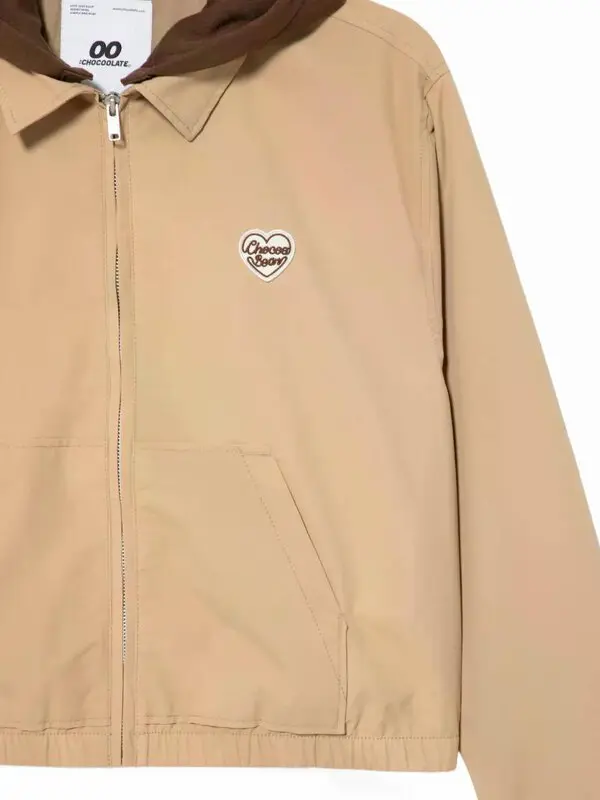 CHOCOOLATE Logo-embroidered Jacket - Neutrals