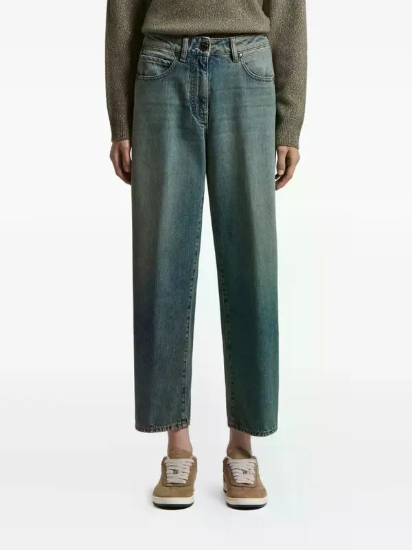 Peserico Logo-patch Jeans