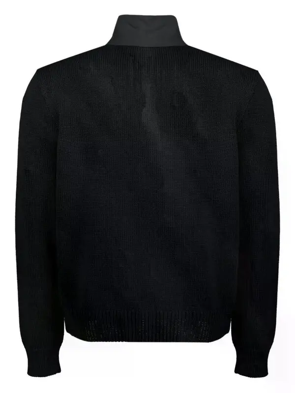 Moncler Long-sleeve Zip-up Cardigan