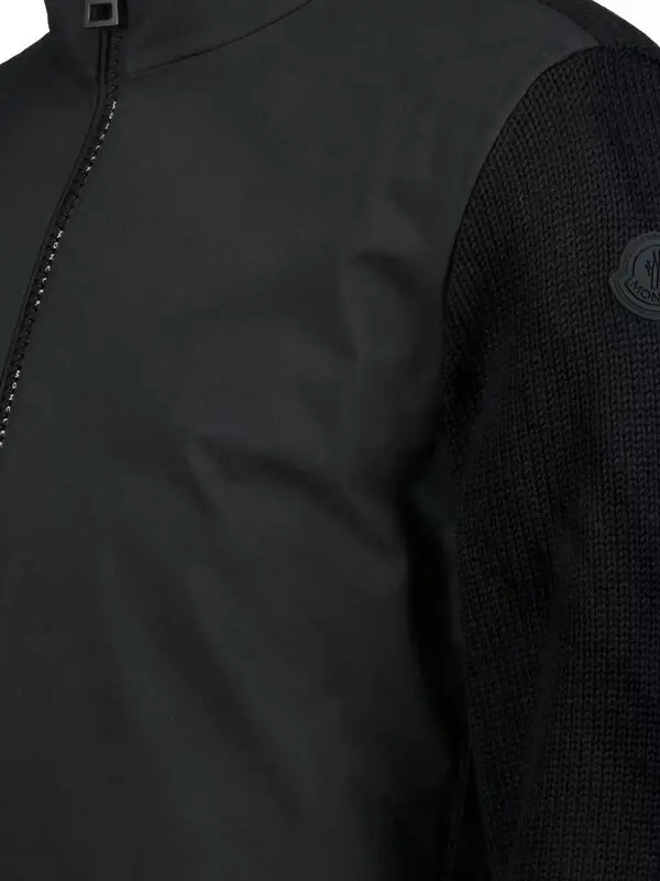 Moncler Long-sleeve Zip-up Cardigan