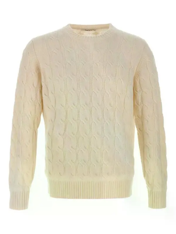 KANGRA Cable-knit Sweater - Neutrals