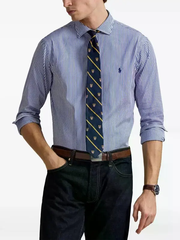 Polo Ralph Lauren Long Sleeve Striped Shirt - Blue