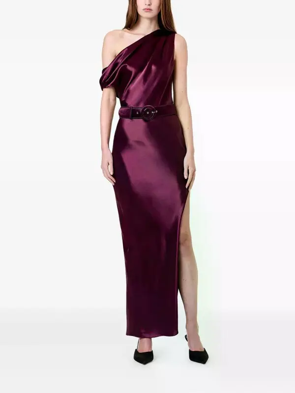 NICHOLAS Ertha One-shoulder Maxi Dress - Purple