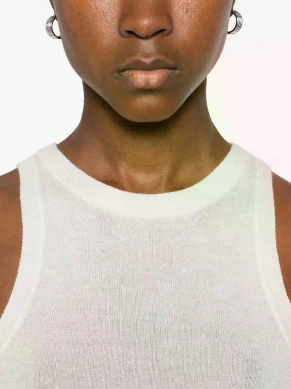 Co Collection Ribbed Tank Top - Neutrals