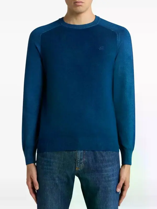 Etro Pegaso Logo Wool Sweater