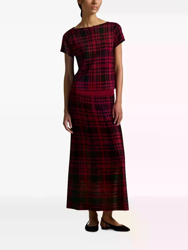 Polo Ralph Lauren Plaid A-line Skirt