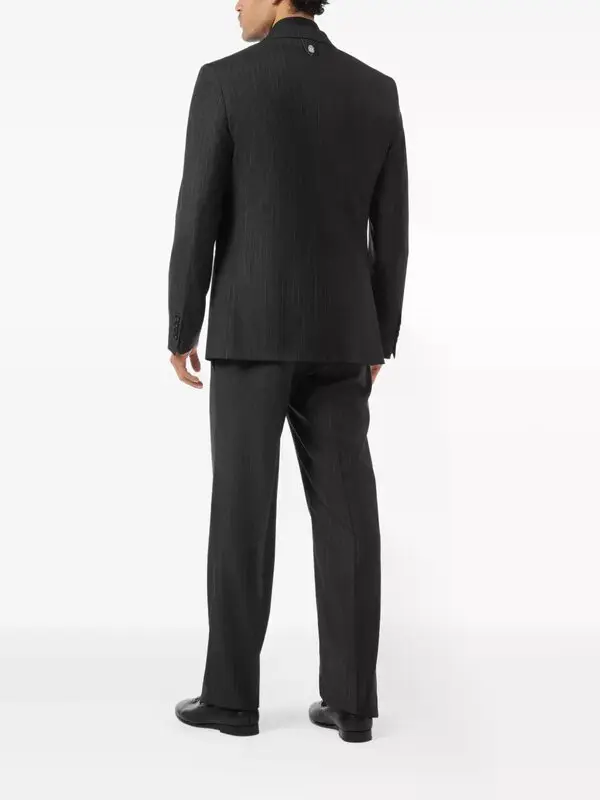 BILLIONAIRE Gessato Pinstripe Single-breasted Blazer