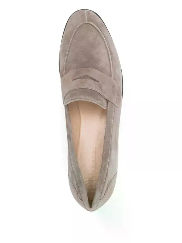 P.a.r.o.s.h Penny-strap Suede Loafers