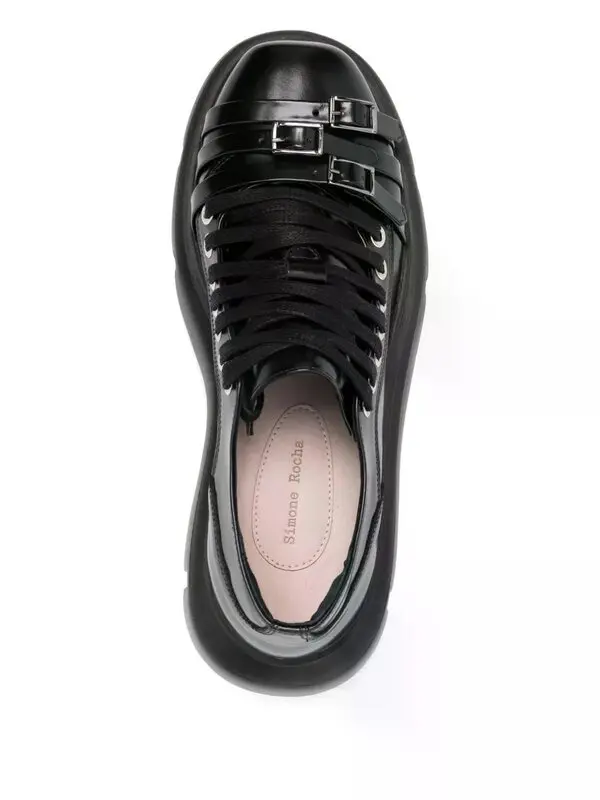 Simone Rocha Buckle-strap Platform Boots