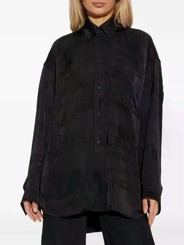 Balenciaga Logo-pattern Shirt