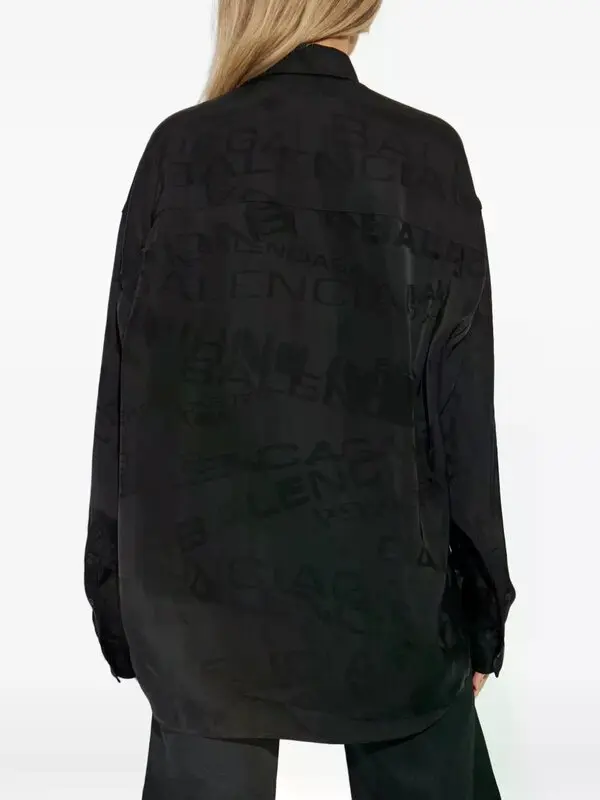 Balenciaga Logo-pattern Shirt