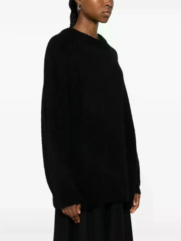 MR MITTENS Raglan-sleeve Crew-neck Sweater