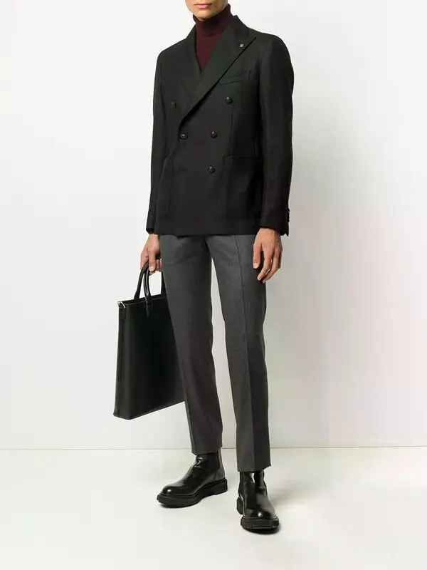 PT TORINO Slim-fit Virgin Wool Trousers - Grey