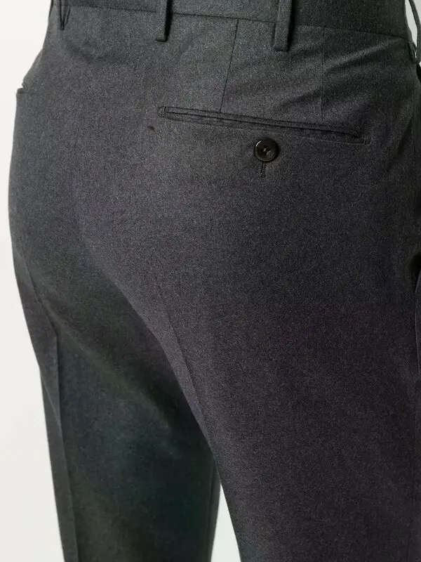 PT TORINO Slim-fit Virgin Wool Trousers - Grey