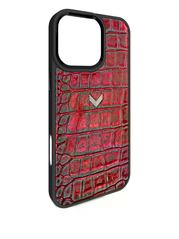 VELANTE Crocodile-texture Leather Iphone 16 Pro Max Phone Case