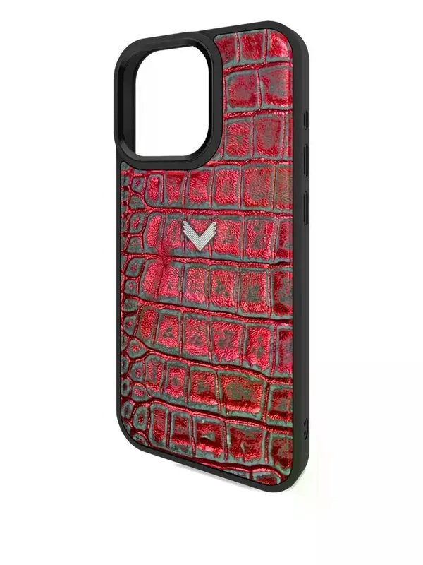 VELANTE Crocodile-texture Leather Iphone 16 Pro Max Phone Case