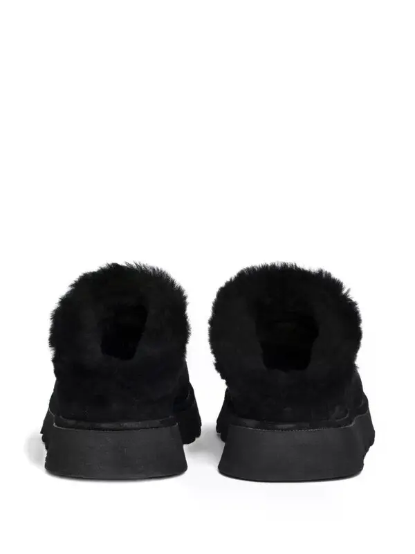 Zadig&Voltaire Embroidered Shearling Mules