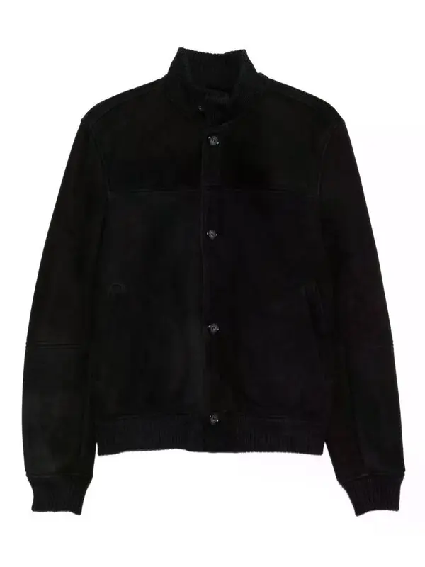 ERALDO Suede Button-front Jacket