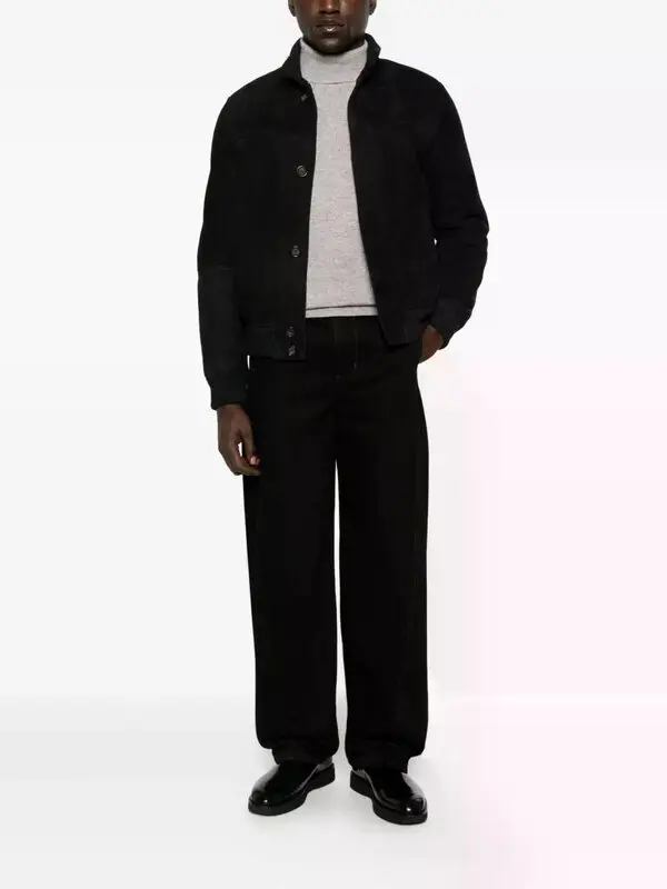 ERALDO Suede Button-front Jacket