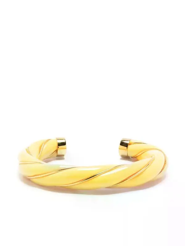 AURÉLIE BIDERMANN Diana Twisted Cuff - Yellow
