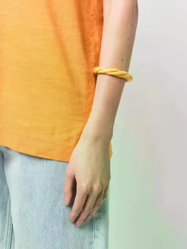 AURÉLIE BIDERMANN Diana Twisted Cuff - Yellow