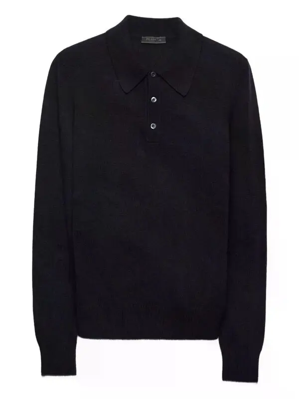 Prada Cashmere Polo Shirt