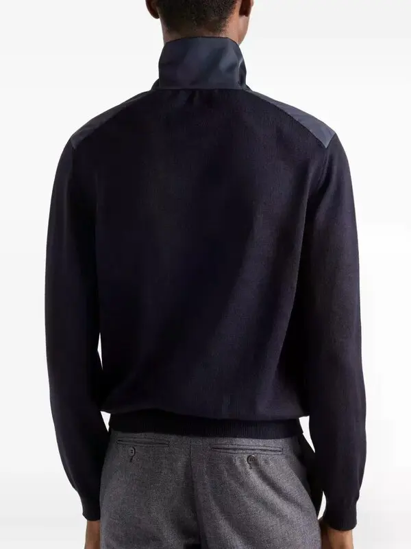Prada Wool Zipper Cardigan