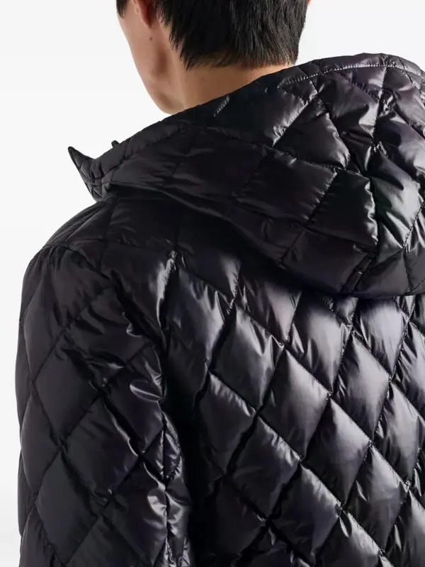 Prada Quilted Hooded Jacket