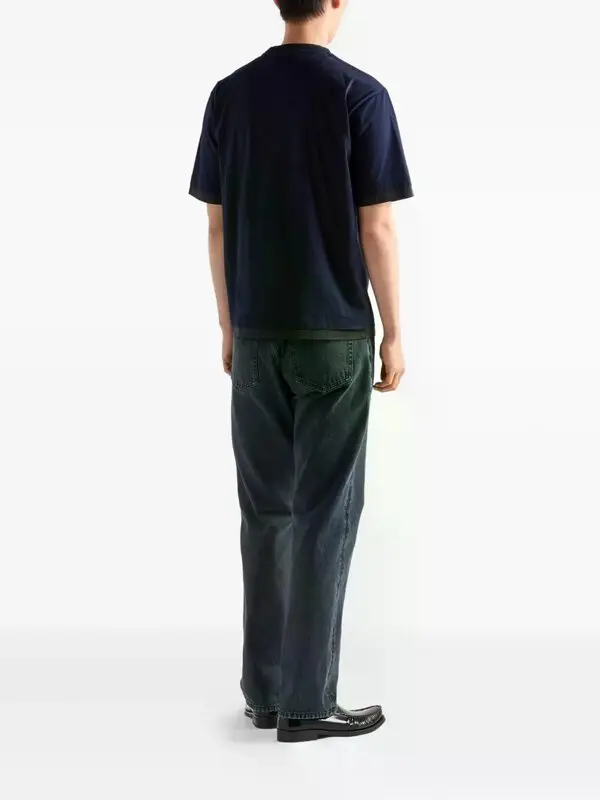 Prada Triangle-logo Cotton T-shirt