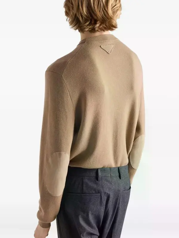 Prada Triangle-logo Cashmere Sweater