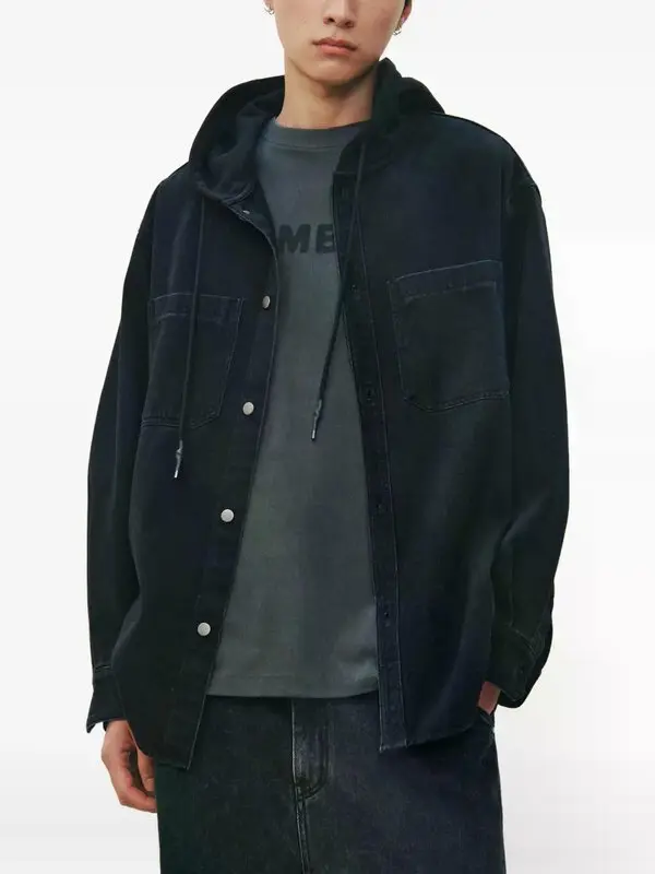 STUDIO TOMBOY Hooded Denim Jacket