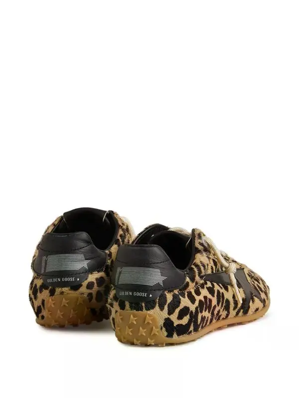 GOLDEN GOOSE Marathon Speed Leopard-print Sneakers - Brown