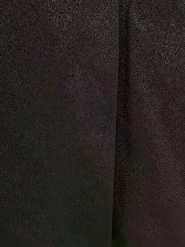 FERRAGAMO Leather Mini Skirt