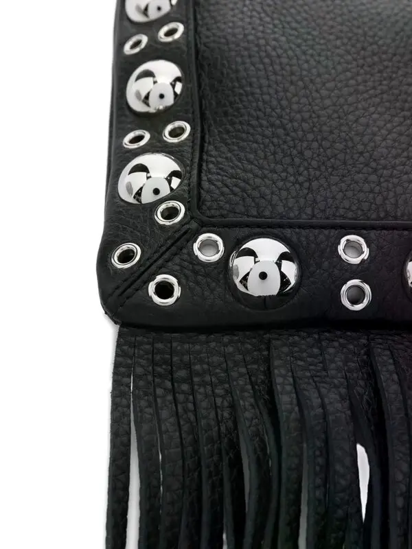 Valentino Garavani Studded Shoulder Bag With Fringe