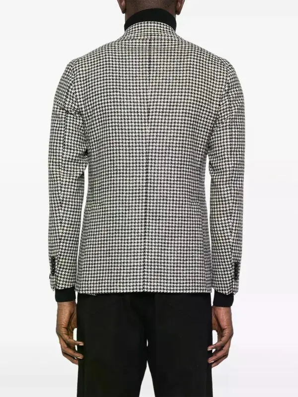 Tagliatore Houndstooth Double-breasted Blazer