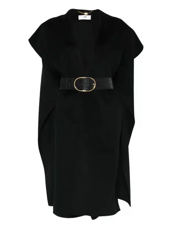 Elisabetta Franchi Wool Cape