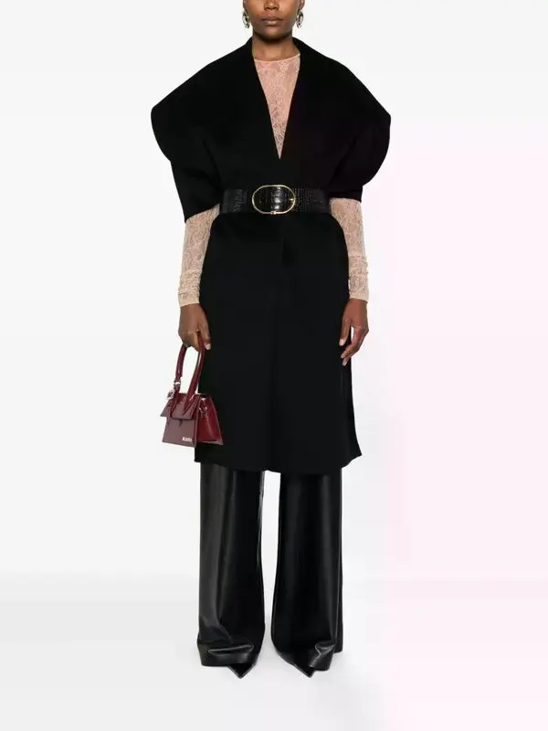 Elisabetta Franchi Wool Cape