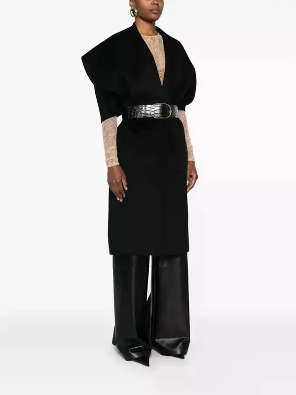 Elisabetta Franchi Wool Cape