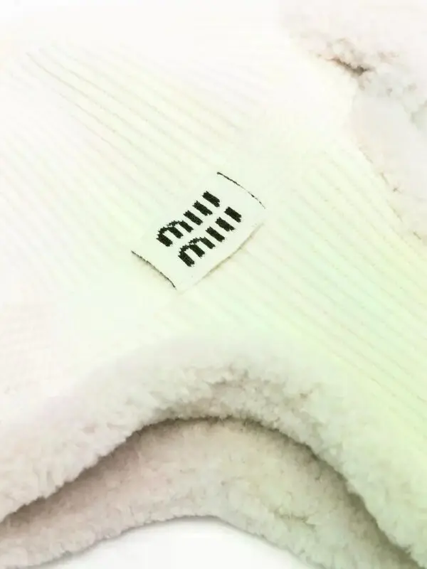 Miu Miu Logo-patch Trapper Hat