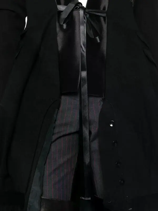 MARC LE BIHAN Satin-lapel Single-breasted Coat