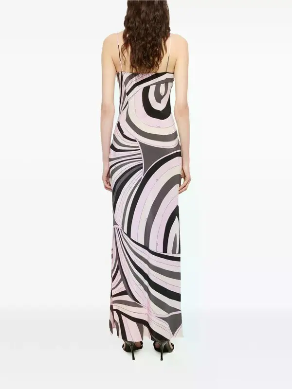 Emilio Pucci Iride-print Maxi Dress