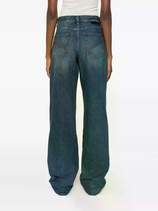 Stella McCartney Snakeskin Panel Jeans