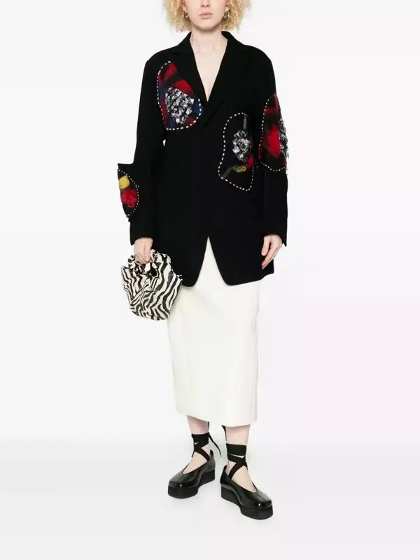 Yohji Yamamoto Wool Panelled Jacket