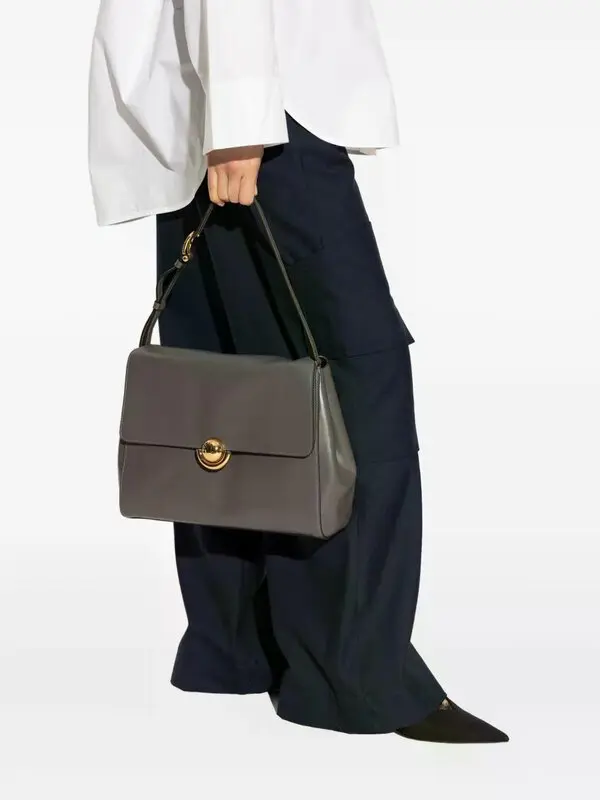 Furla Circular-detail Leather Tote Bag