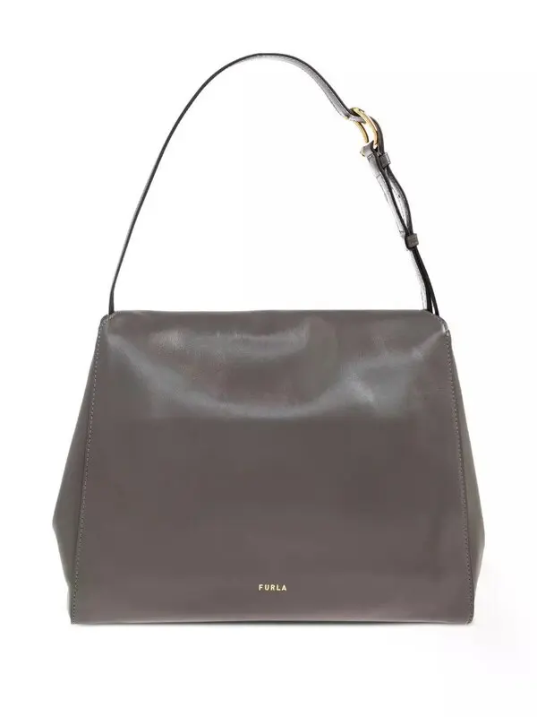 Furla Circular-detail Leather Tote Bag