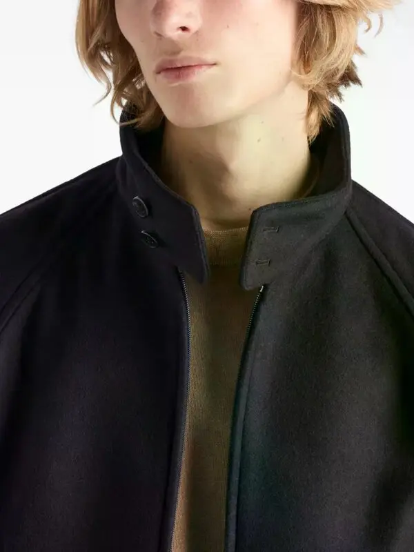 Prada Raglan Sleeve Zip-up Jacket
