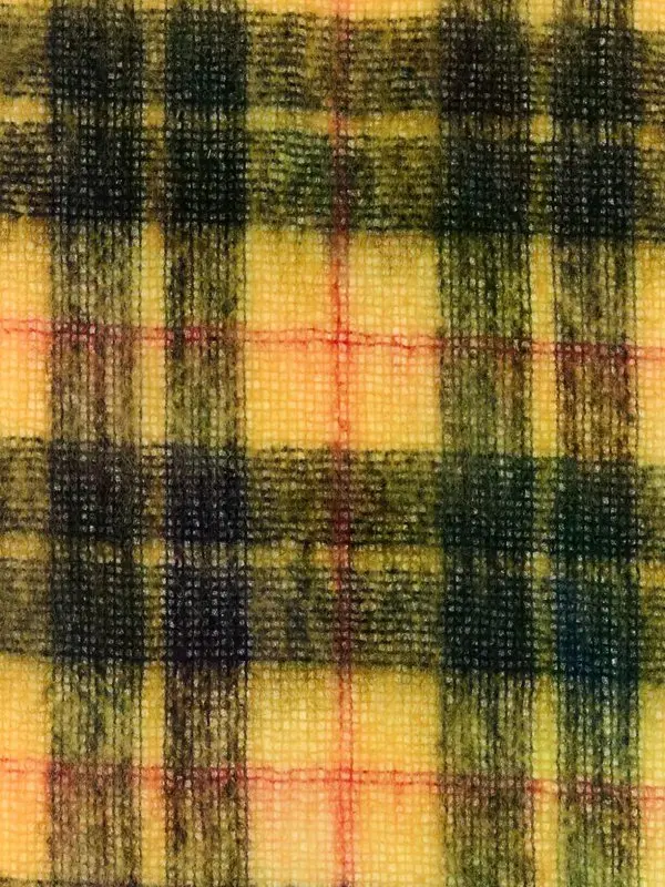 Burberry Check Scarf - Yellow