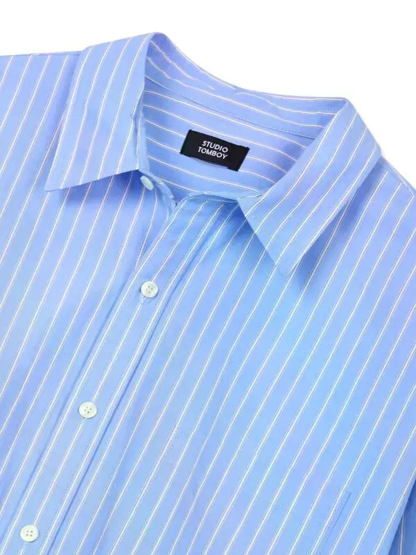 STUDIO TOMBOY Striped Cotton Shirt
