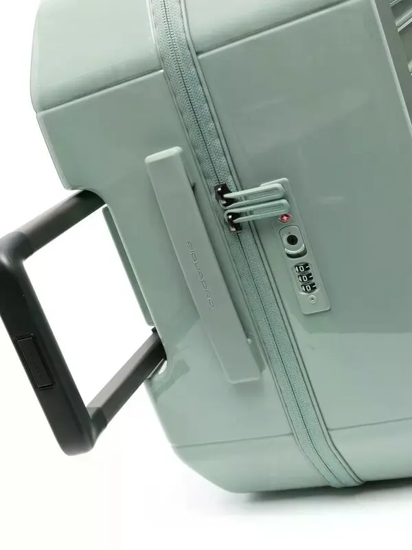 PIQUADRO Logo-plaque Panelled Trolley